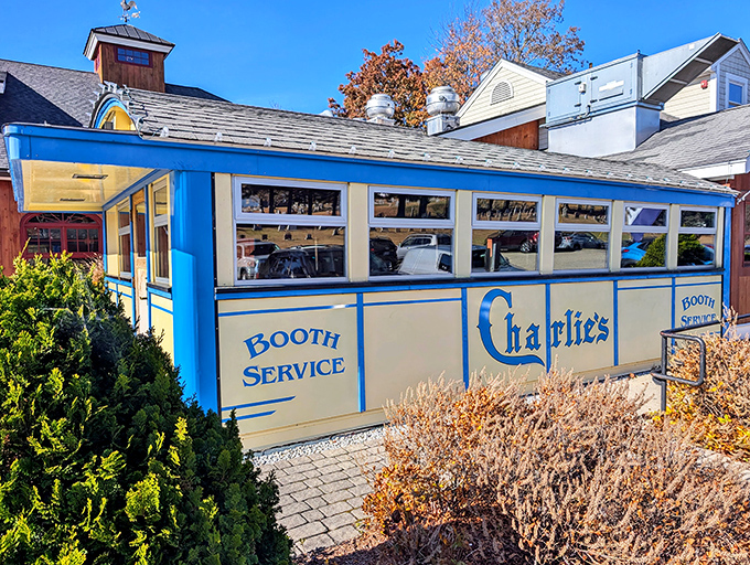 "Booth Service" promises exactly what you want from a classic American diner—a comfortable seat and food that makes you forget about your diet.