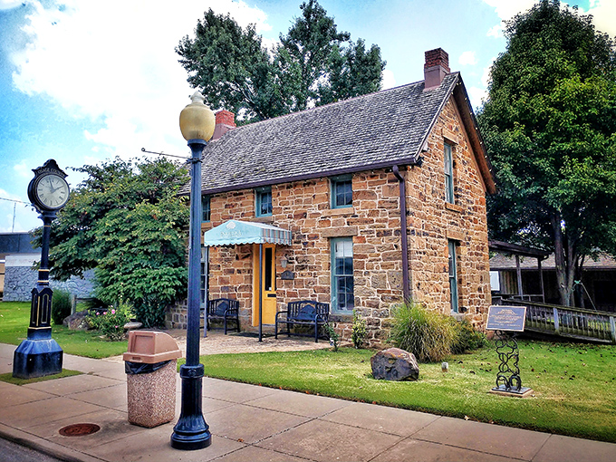 This historic stone building stands as a testament to Pawhuska's enduring character—solid, unpretentious, and built to last.
