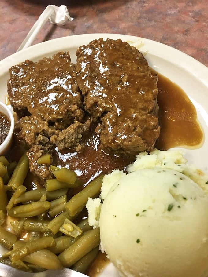 When meatloaf, green beans, and mashed potatoes share a plate, it's not just a meal—it's a committee meeting for your comfort food cravings.