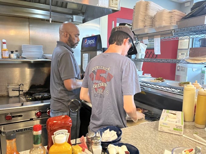 The kitchen crew works with the focused precision of surgeons – except their outcomes are significantly more delicious and involve considerably more butter.