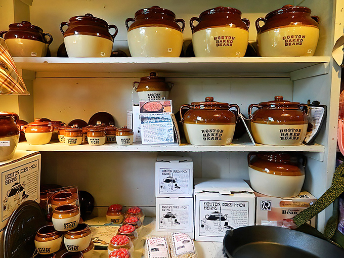 Boston Baked Bean pots that practically hum with New England tradition. These aren't just cookware—they're cultural artifacts you can actually use.