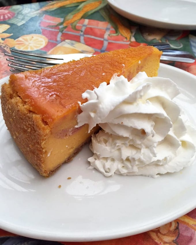 A slice of heaven that proves seafood restaurants can nail dessert too. This cheesecake doesn't need ocean views—it creates its own scenery.