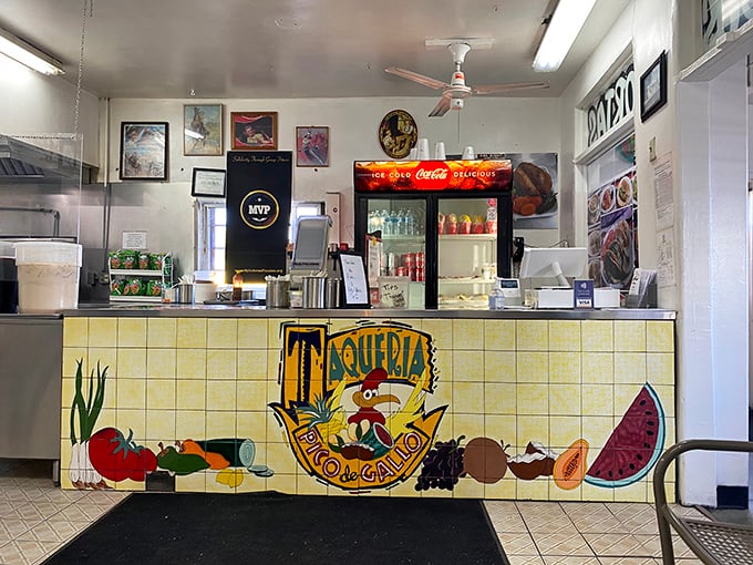 Behind this counter, magic happens daily—tortillas are pressed, meats are grilled, and happiness is served on every plate.