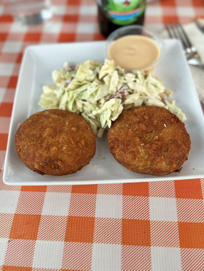 These crab cakes aren't just good—they're the kind that make you question why you've wasted time eating lesser versions elsewhere.
