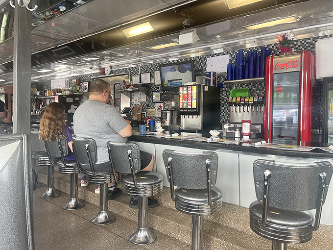 The counter seats aren't just places to eat—they're front-row tickets to the community theater that is small-town Pennsylvania life.