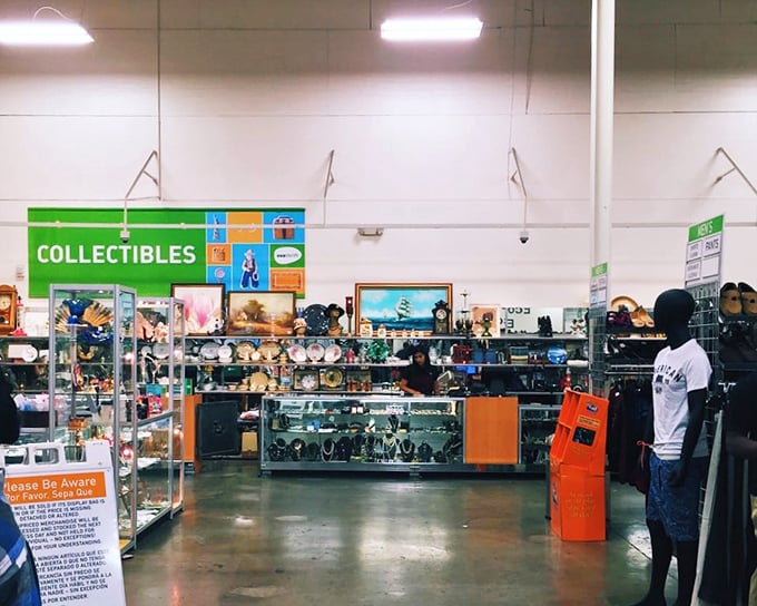 The collectibles section showcases curiosities that would make any antique roadshow appraiser's heart skip beats.