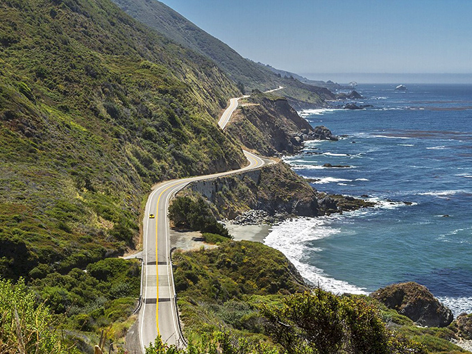 The serpentine ribbon of Highway 1 hugs the coastline like a lover reluctant to let go. Each curve reveals another breathtaking chapter of California's coastal story.