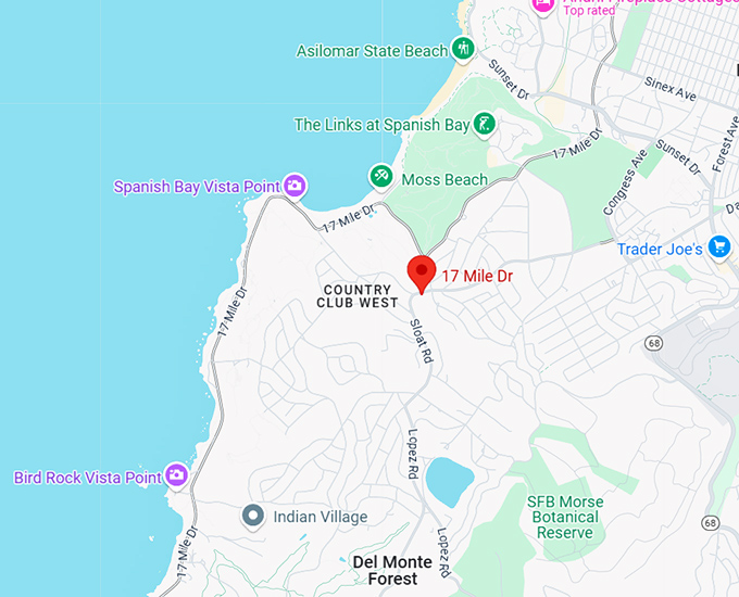 17 mile drive map