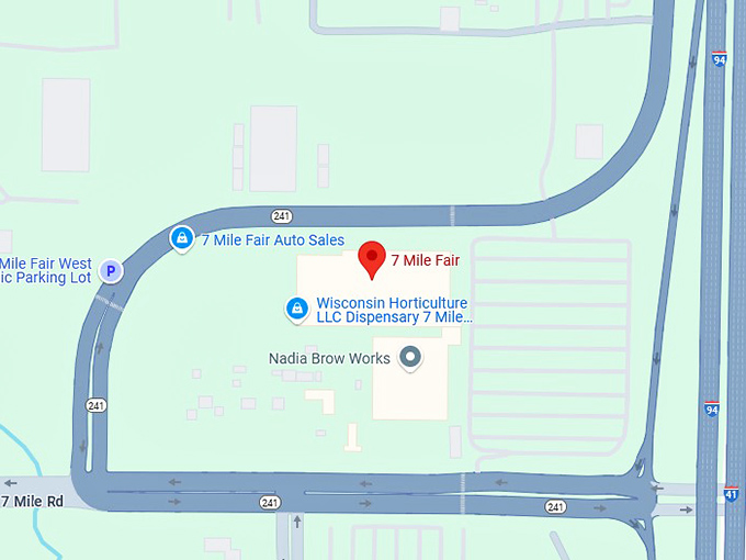 16. 7 mile fair map