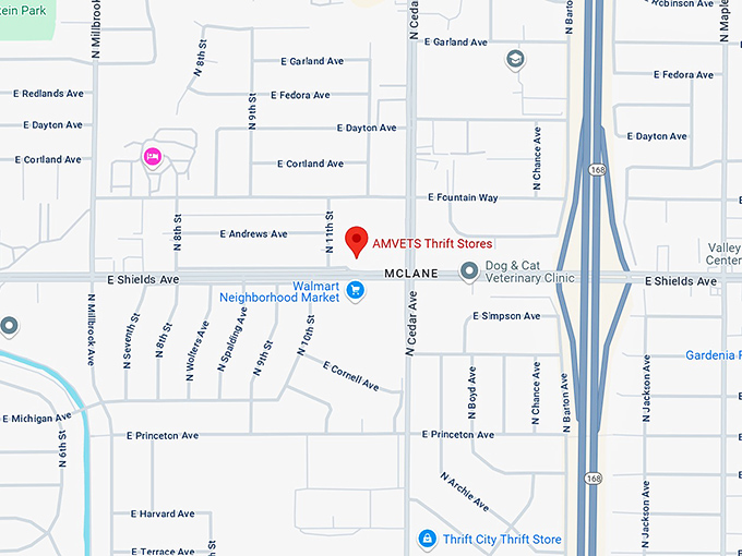 16. amvets thrift stores map