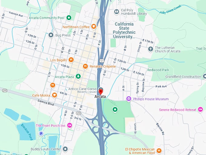 16. arcata map