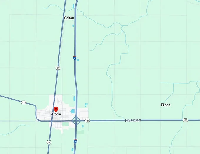 16. arcola map