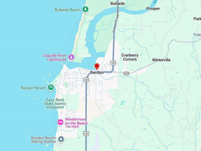 16. bandon map