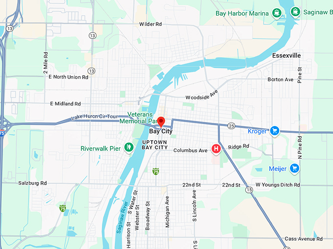 16. bay city map