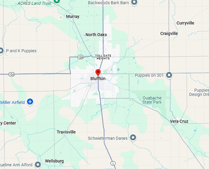 16. bluffton map