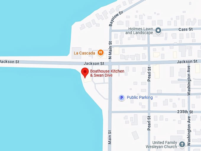 16. boathouse kitchen & swan dive map
