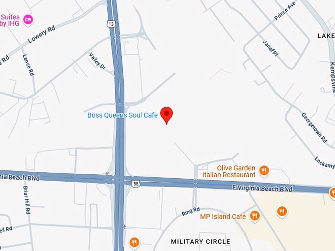 16. boss queens soul cafe map