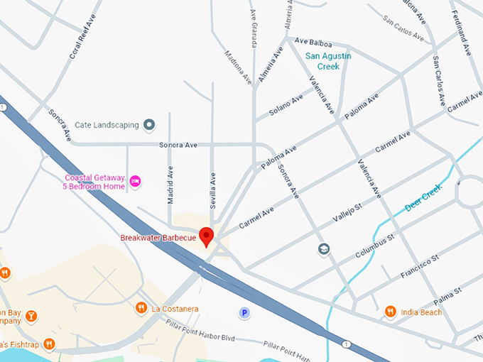 breakwater barbecue map