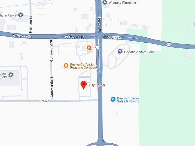 16. busy corner map