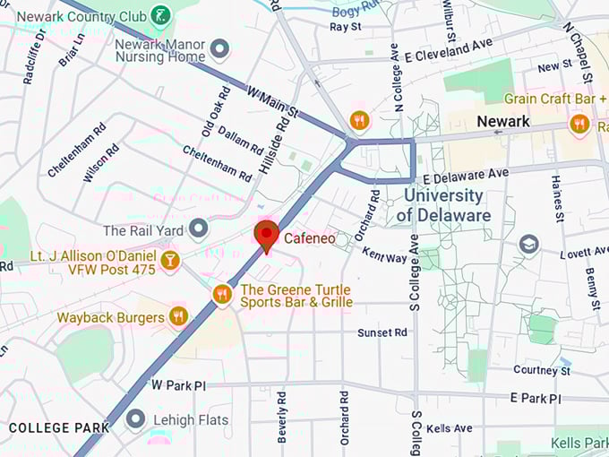 cafeneo map