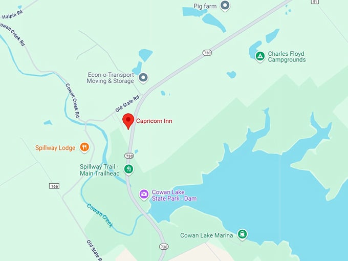 16. capricorn inn map