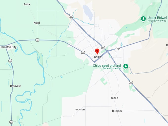 16. chico map