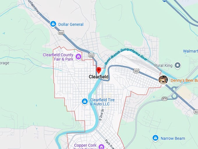 16. clearfield map