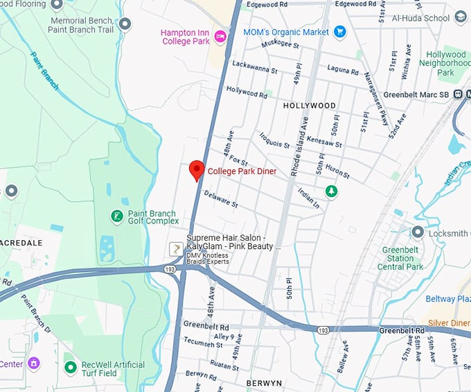 16. college park diner map