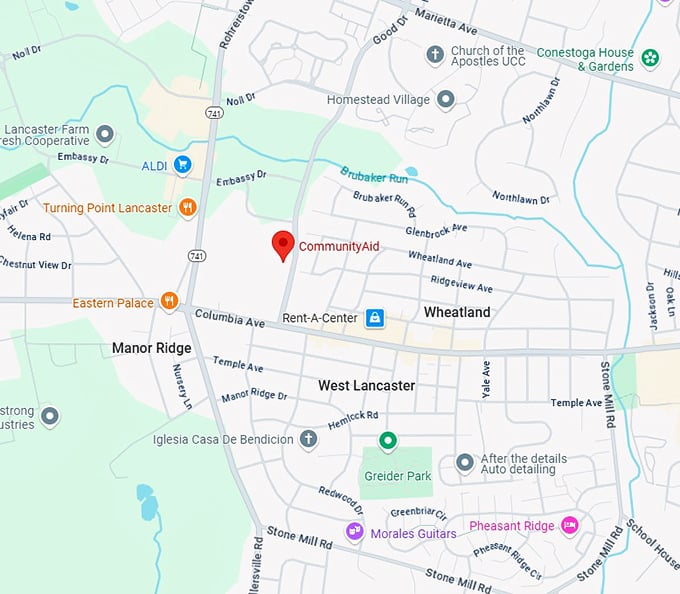 communityaid map