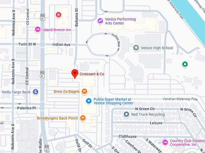 croissant & co map