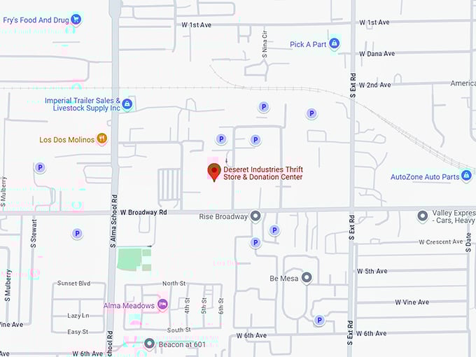 16. deseret industries thrift store & donation center map