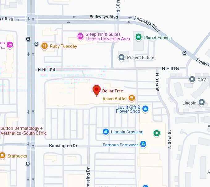 dollar tree (5210 n 27th st) map