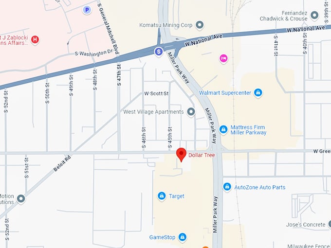 16. dollar tree map
