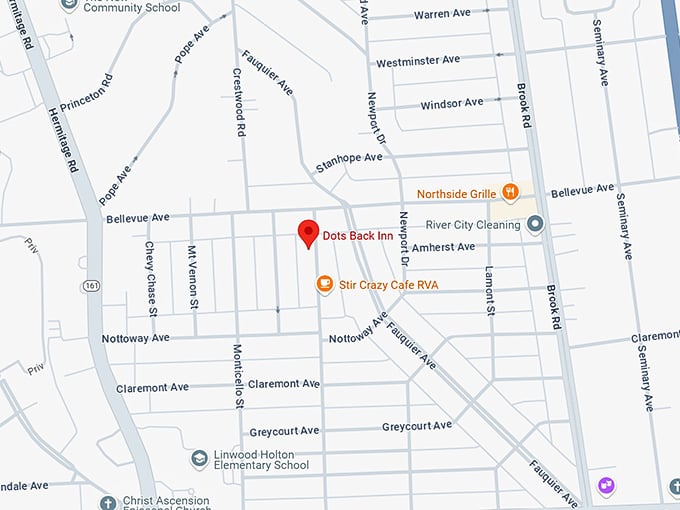 16. dot's back inn map