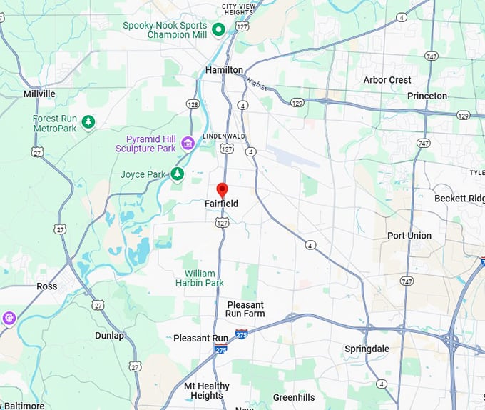 16. fairfield map
