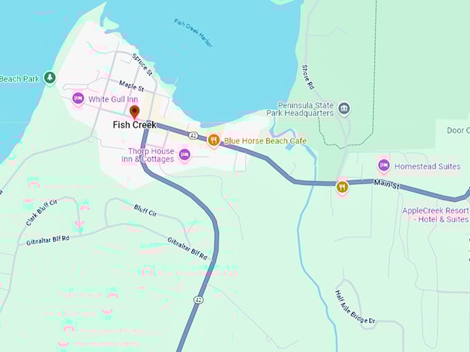 16. fish creek map