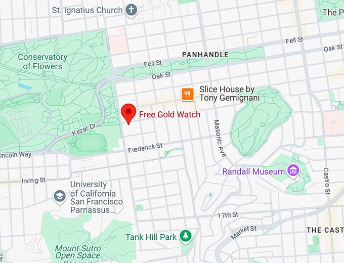 16. free gold watch map