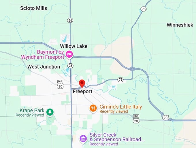 16. freeport map