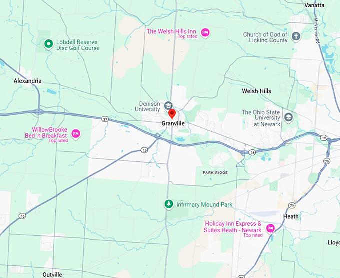16. granville map