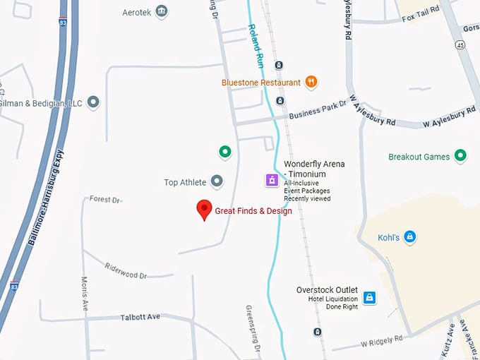 16. great finds & design map