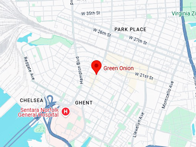 green onion map