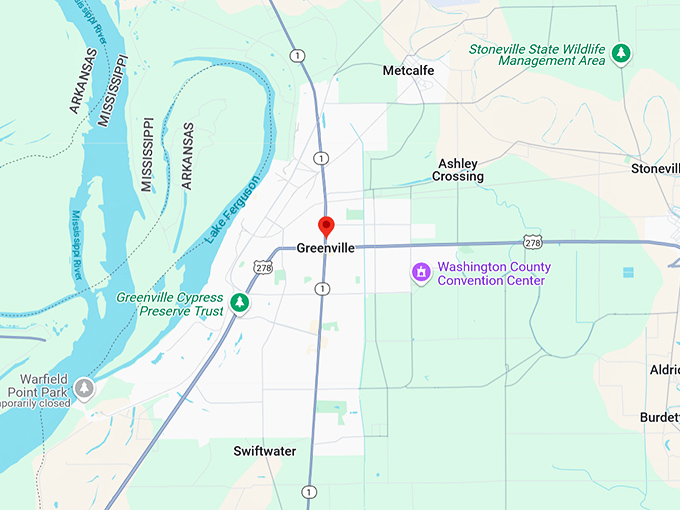 16. greenville map