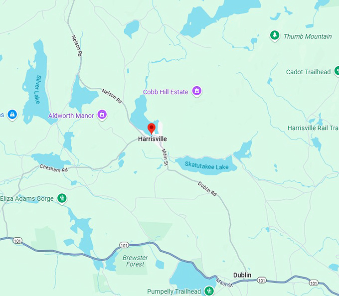 16. harrisville map