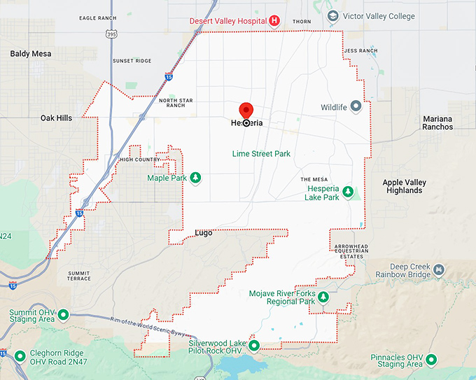 16. hesperia, ca
