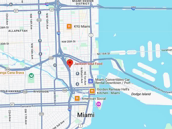 jackson soul food map