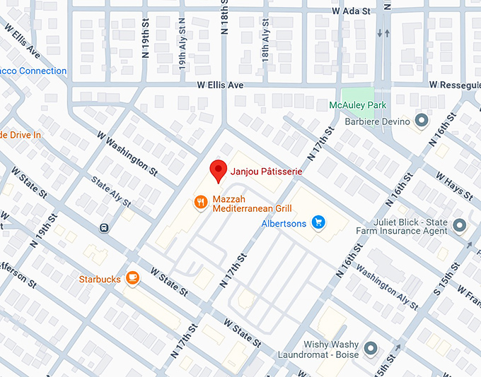 16. janjou pâtisserie map