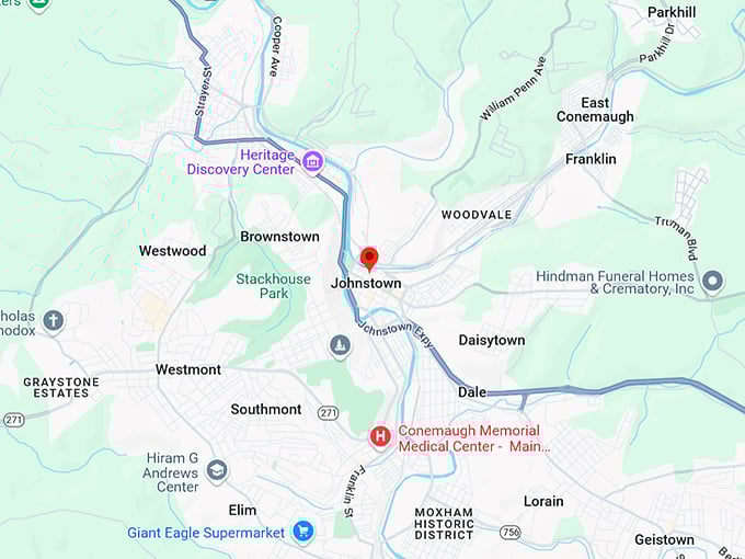 16. johnstown map
