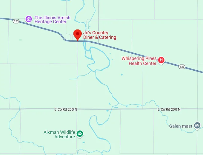 16. jo's country diner & catering map