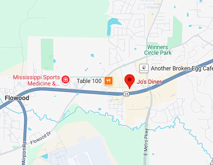 16. jo's diner map