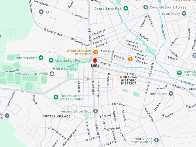 16. lititz map